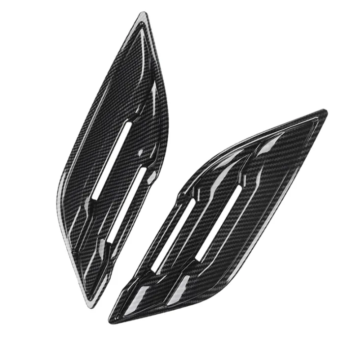 Carbon Fiber Car Fender Air Outlet Side Vent Cover Trim Sticker for ...