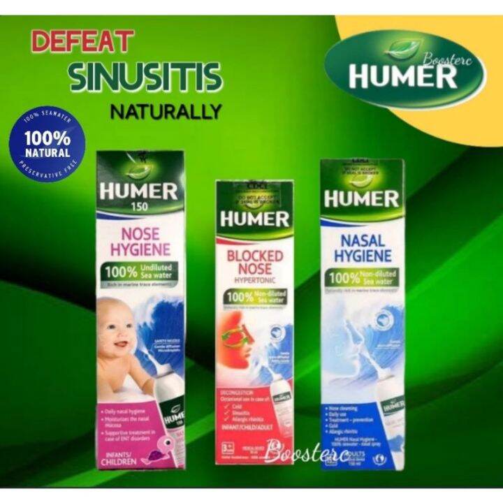 HUMER NASAL SPRAY, - blocked nosed, Nasal Hygine, Nose hygiene | Lazada PH