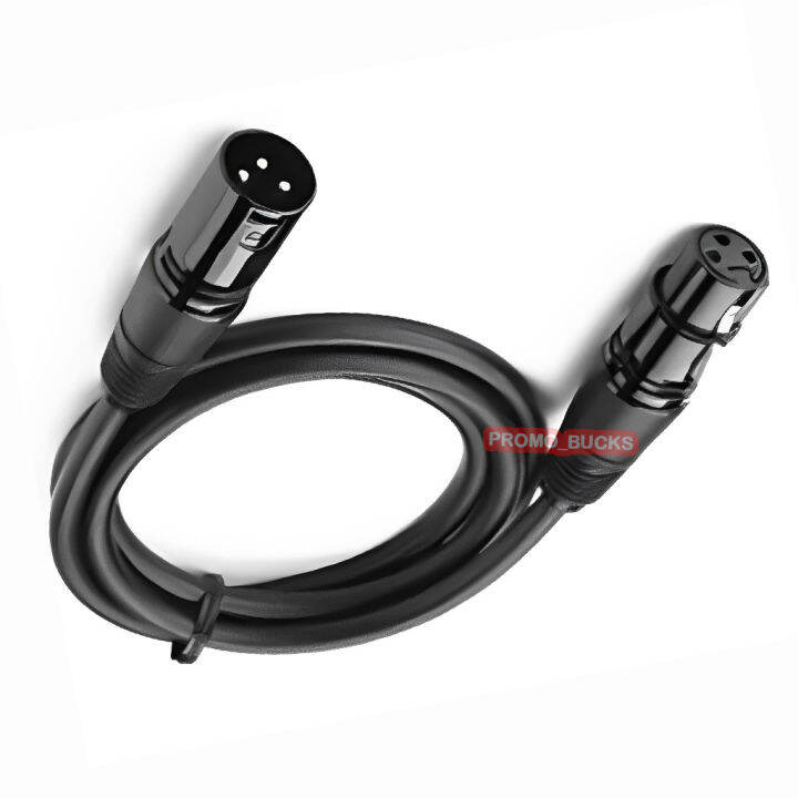 DMX Cable Audio Cord Wire Connector XLR 3-Pin Male to Female XLR Cable ...