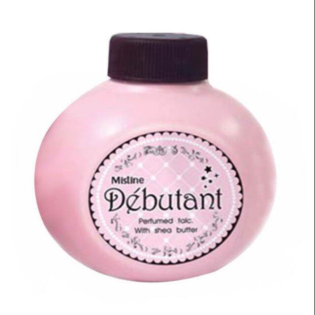 แป้งหอมโรยตัว มิสทิน เดบูตองท์ แป้งทาผิวกาย Mistine Debutant Perfumed Talc 100 g./TON&NEW Beauty ...