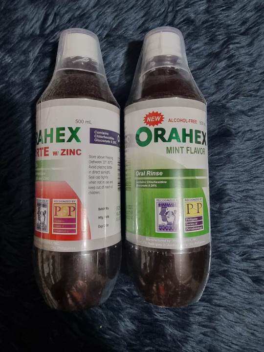 Orahex Forte and Orahex Mint 500ml | Lazada PH