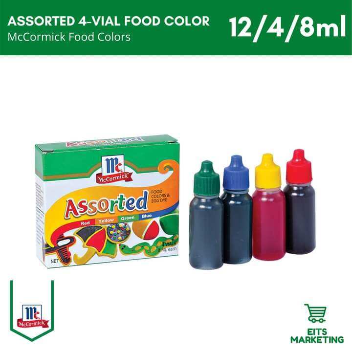 McCormick Assorted Food Colors & Dye 32ml | Lazada PH
