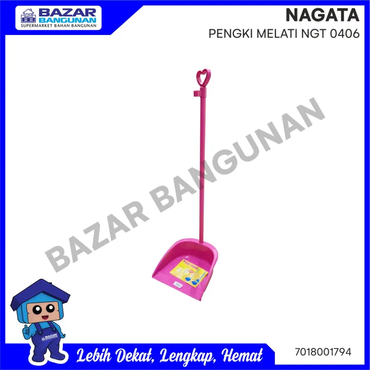 PENGKI / SEROKAN SAMPAH / DUST PAN / DUSTPAN NAGATA MELATI NGT 0406 | Lazada Indonesia