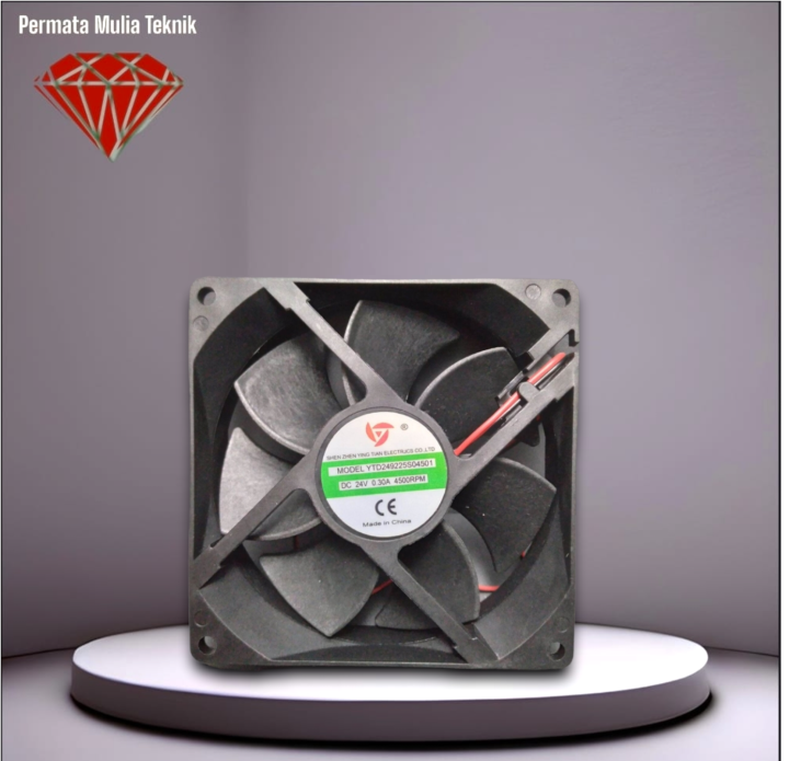 komponen mesinlas kipas 24v high speed ukuran 80x80 mm x 25 mm | Lazada ...