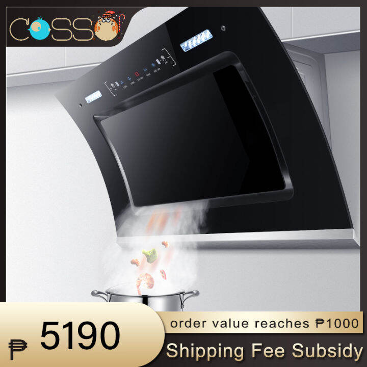 [COD][3 Months Warranty] Range hoods household 900mm side suction range ...