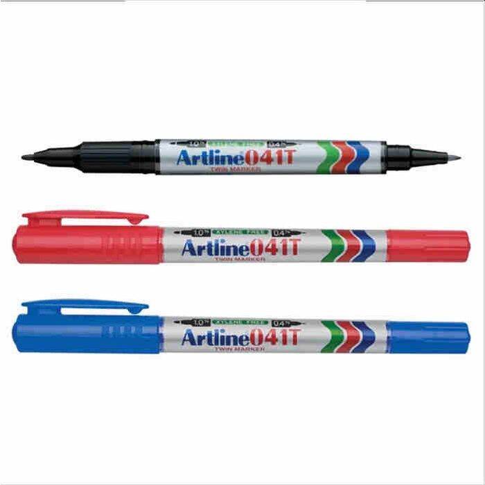 Artline EK041T Twin Permanent Marker Pen Pen Penanda Kekal CD Marker ...