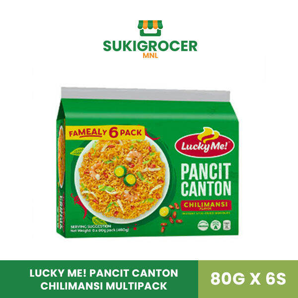 Lucky Me! Pancit Canton Chilimansi Multipack 80G x 6s | Lazada PH