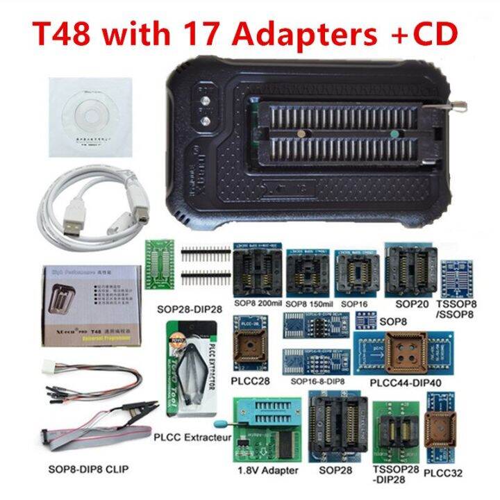 Original TL866-3G /T48 USB Universal Programmer V11.9 Nand Flash AVR ...