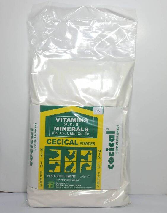 [VET SUPPORT] 1000grams CECICAL POWDER / VITAMINS & MINERALS / FEED ...