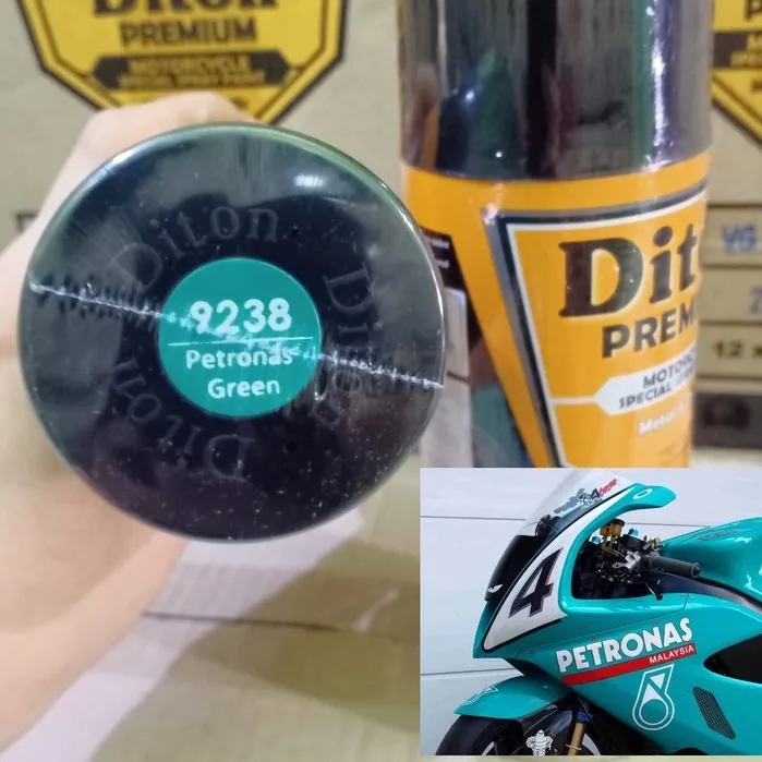SOLID COLORS New DITON Premium Pilok Pilox Cat Semprot 9238 Petronas ...