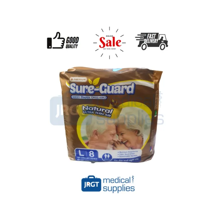 Sure-Guard Pull Up Adult Diaper (1 Pack - 8pcs) | Lazada PH