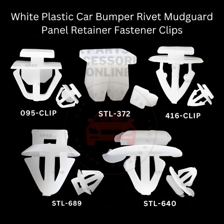 CPAO Car Clips Fender Panel Plastic Rivet Fasteners Push Pin Clip Door ...