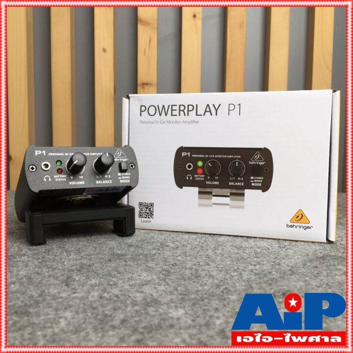 BEHRINGER P-1 in-ear monitor amplifier EarMonitor เครื่องช่วยฟัง หูฟัง ...