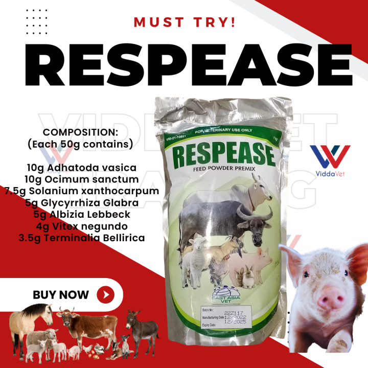 RESPEASE 1kilo Respease Feed Powder Premix for poultry animals ...