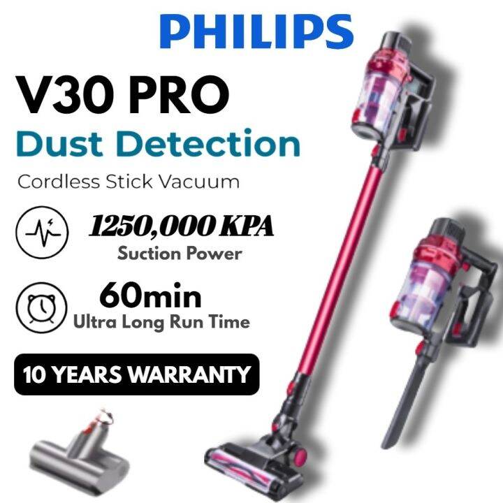 PHILIPS CORDLESS VACUUM V30 PRO/V10 PRO/K8 PRO/K7 PRO POWERFUL CORDLESS ...