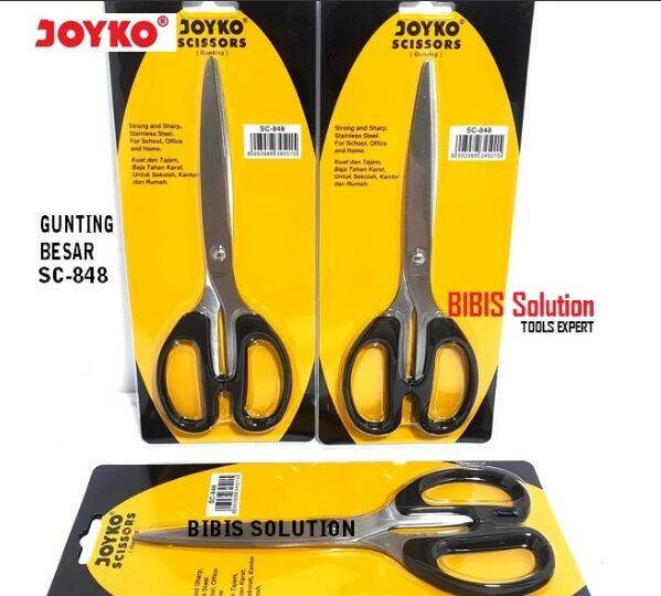JOYKO KENKO Gunting Besar Gunting Joyko SC 848 Gunting Kain Kertas Scissors 20 cm | Lazada Indonesia