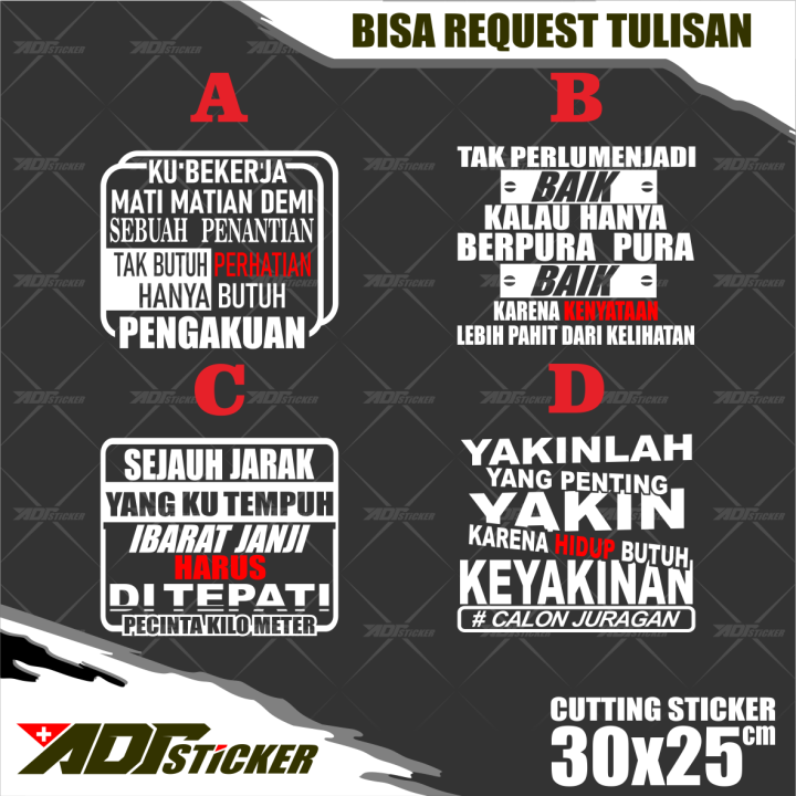 Sticker Cutting Kaca,Body New Ukuran 30x25 cm | Lazada Indonesia