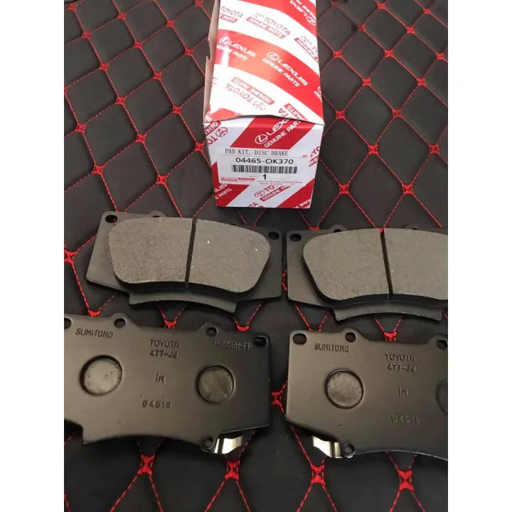 BRAKE PAD FA 04465-0K370/04465-0K090 TOYOTA FORTUNER 2015-2020, TOYOTA ...