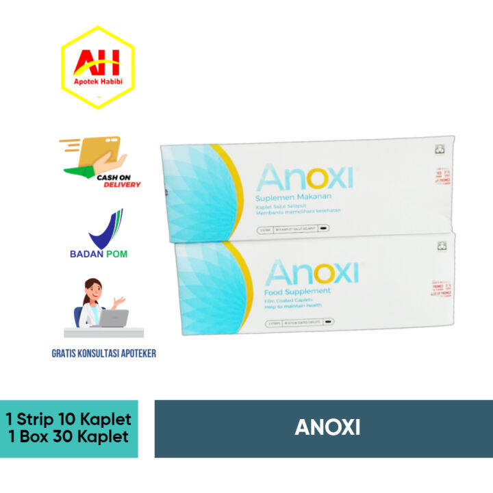 ANOXI ANOKSI ANOSI ANOKI FC PC VC FS TABLET 1 box isi 3 strip VITAMIN ...