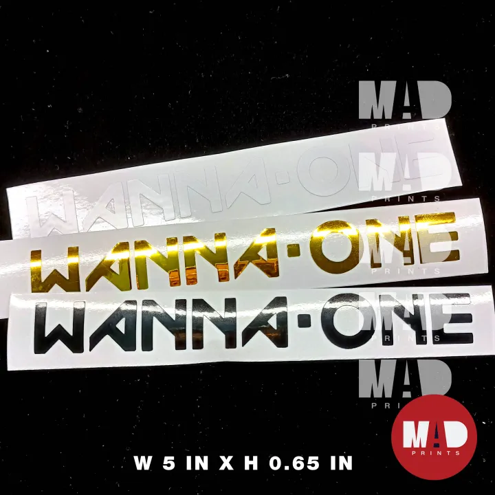 Wanna-one Logo Vinyl Decal Sticker | Lazada PH
