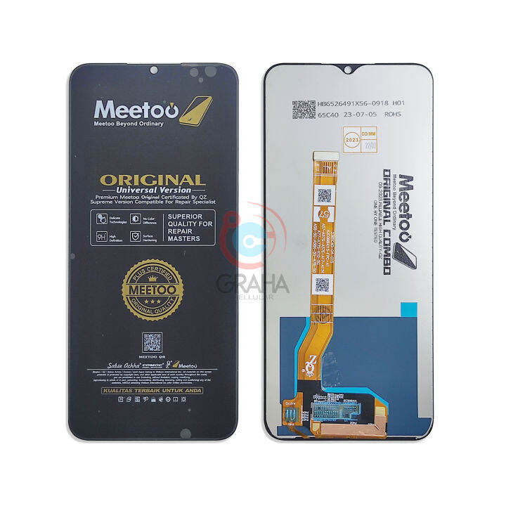 LCD OPPO A57 2022 / A77 5G / A17 / A17K ORI MEETOO FULLSET TOUCHSCREEN ...