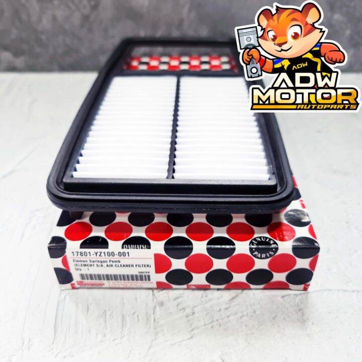 FILTER UDARA AIR FILTER MESIN AGYA AYLA 1.0 CC 17801-YZ100-001 | Lazada ...