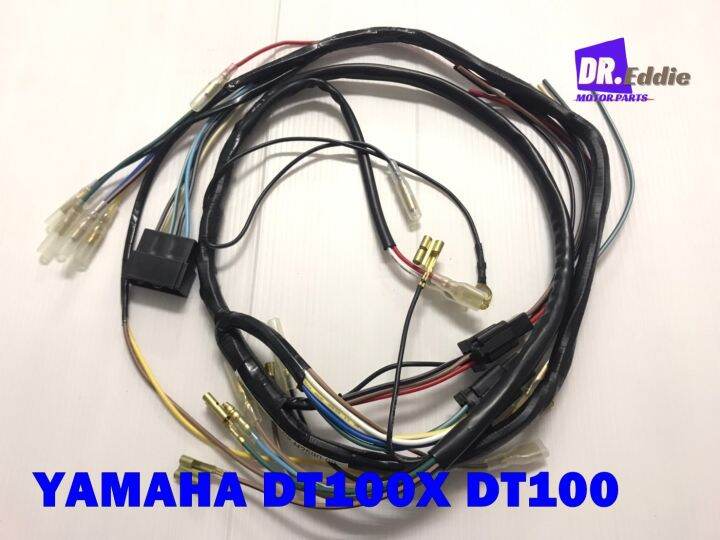 #ชุดสายไฟมอเตอร์ไซค์ YAMAHA DT100X DT100 // Wire Wiring Set | Lazada.co.th