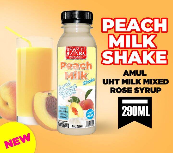 Shakti Baba Peach Milk Shake Amul 290ML | Lazada PH