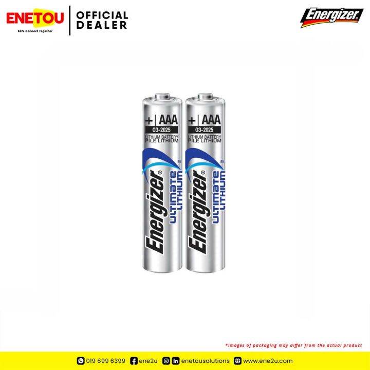 [2PCS/card] ENERGIZER® ULTIMATE LITHIUM™ AAA L92 BATTERIES [ORIGINAL ...