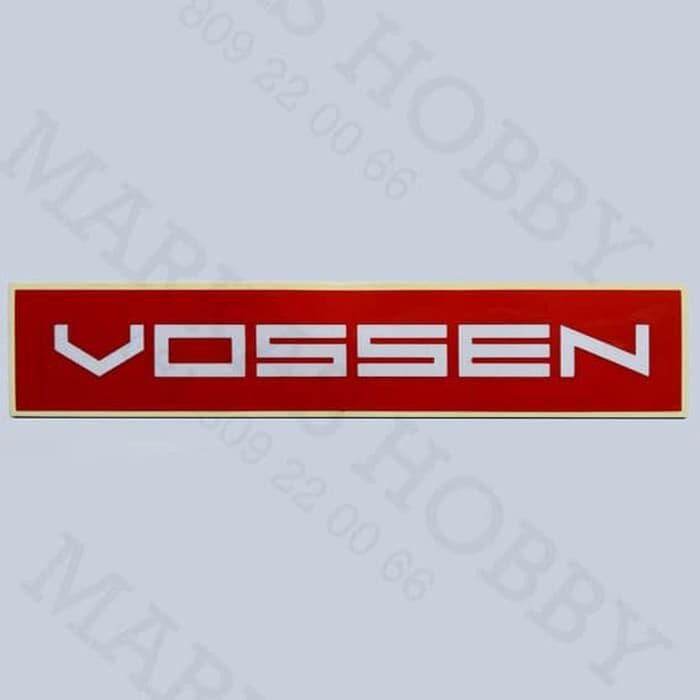Stiker / Sticker Vossen Red Colour | Lazada Indonesia