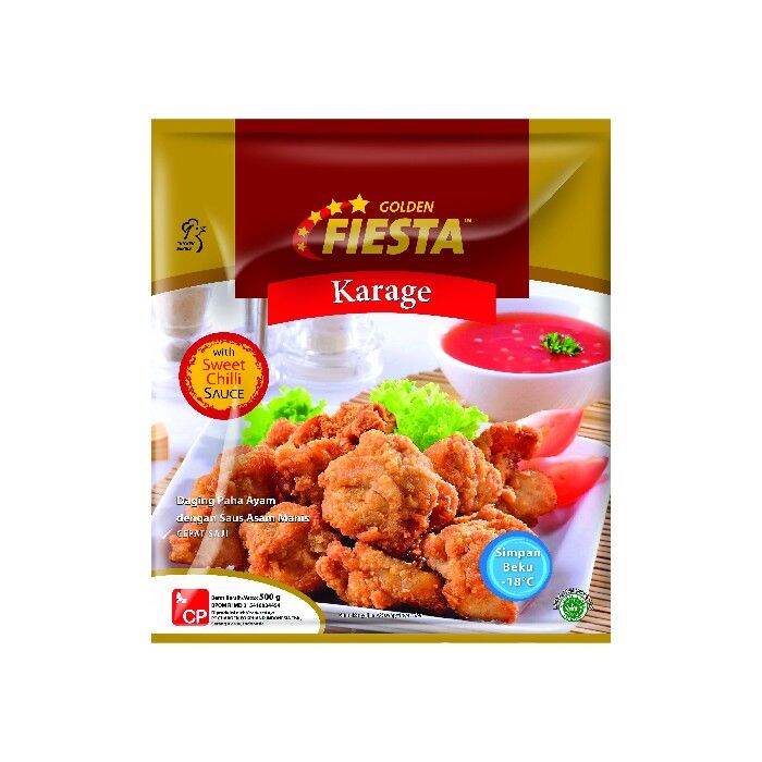 CHICKEN KARAGE W CHILLI SAUCE GOLDEN FIESTA 500GR DAGING PAHA AYAM DGN ...