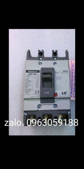 Attomat 3 pha Metasol ABN 103C - 60A | Lazada.vn