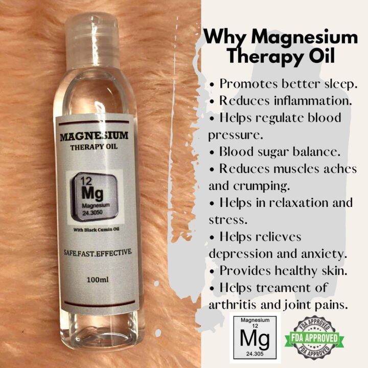Magnesium Therapy Oil 100ml Lazada Ph