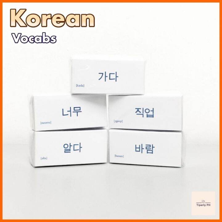 Korean Vocabulary Flashcards for All Ages | Lazada PH