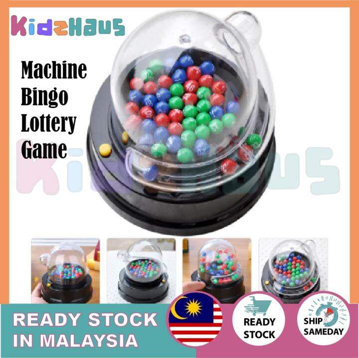 Machine Bingo Lottery Game | Lotto Bingo Game Electric Picker Number | Mini Games for Children ...