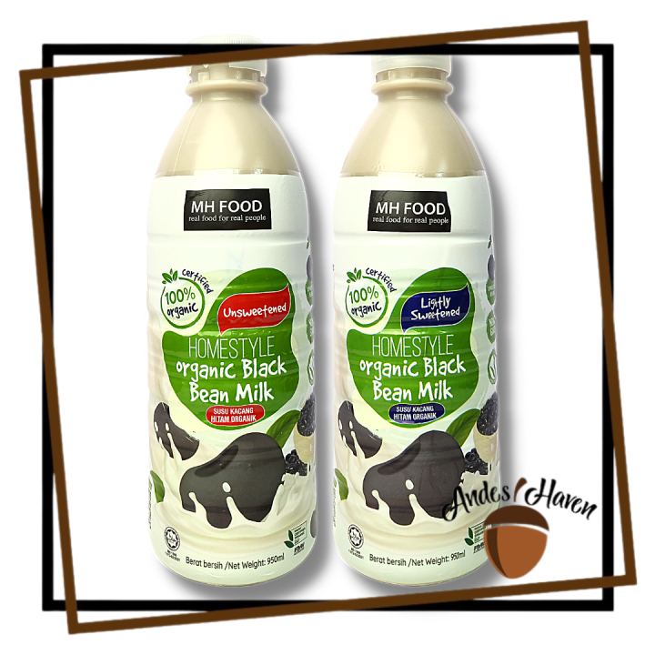 【MH Food】Homestyle Organic Black Bean Milk - 950ml | Lazada