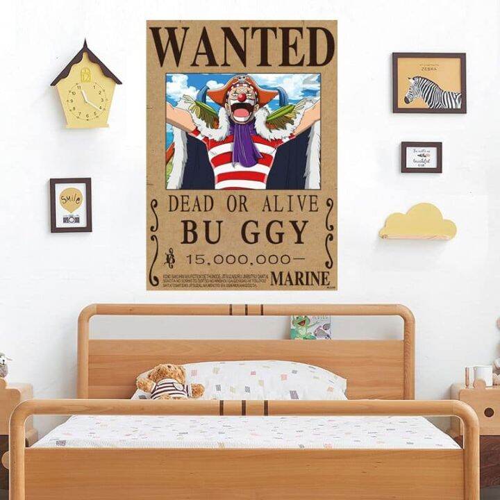 Poster One Piece Luff Wanted Anime Manga Brand: My Little Poster SIZE ...