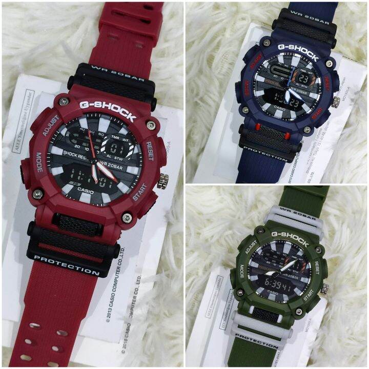 Orig. GiftCity G Shock GA-900 | GA900 Dual-Time Actual-Pic Water Resist ...
