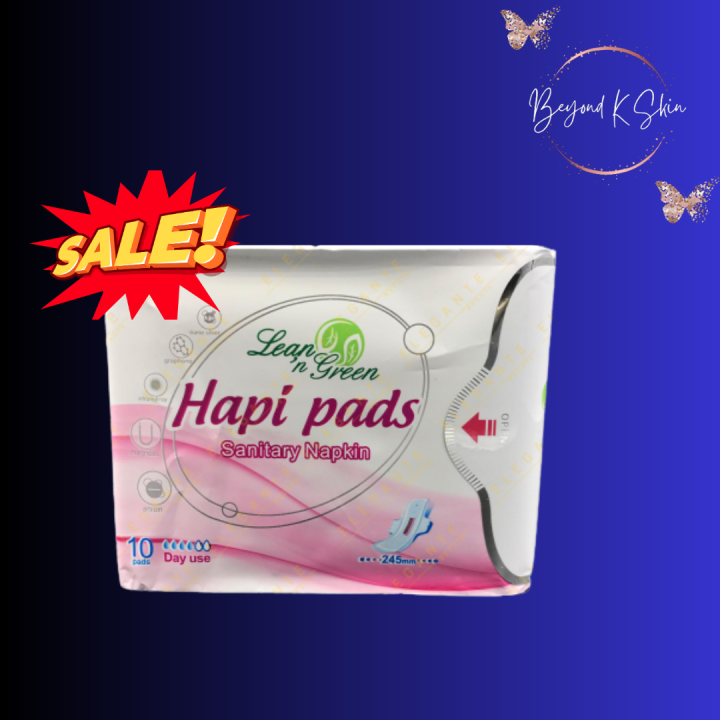 Hapi Pads Sanitary Napkin (Lean n Green) | Lazada PH