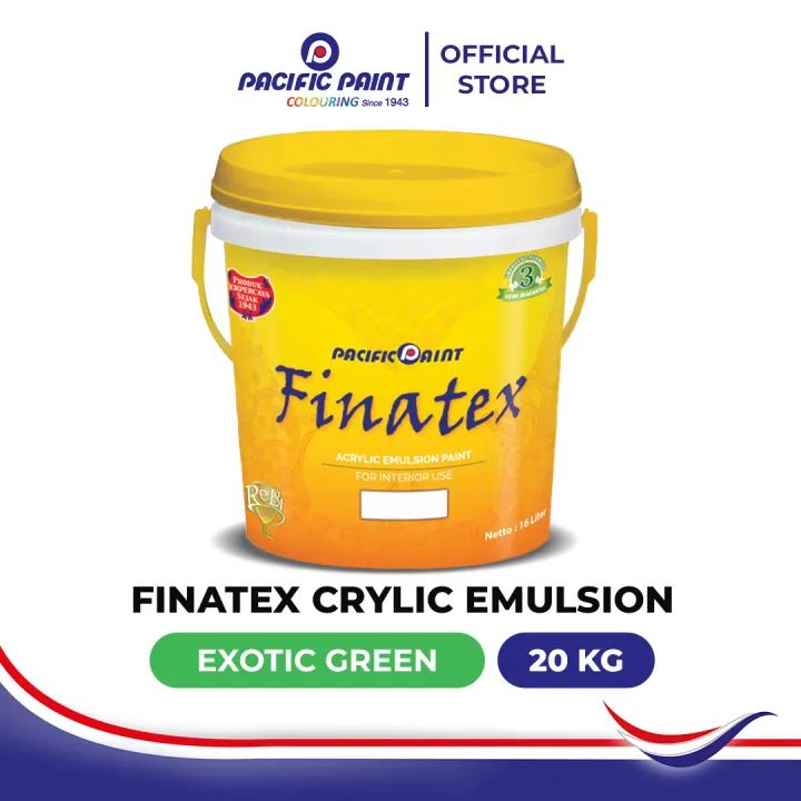 Finatex Acrylic Emulsion-Cat Dinding Interior- EXOTIC GREEN-20kg | Lazada Indonesia