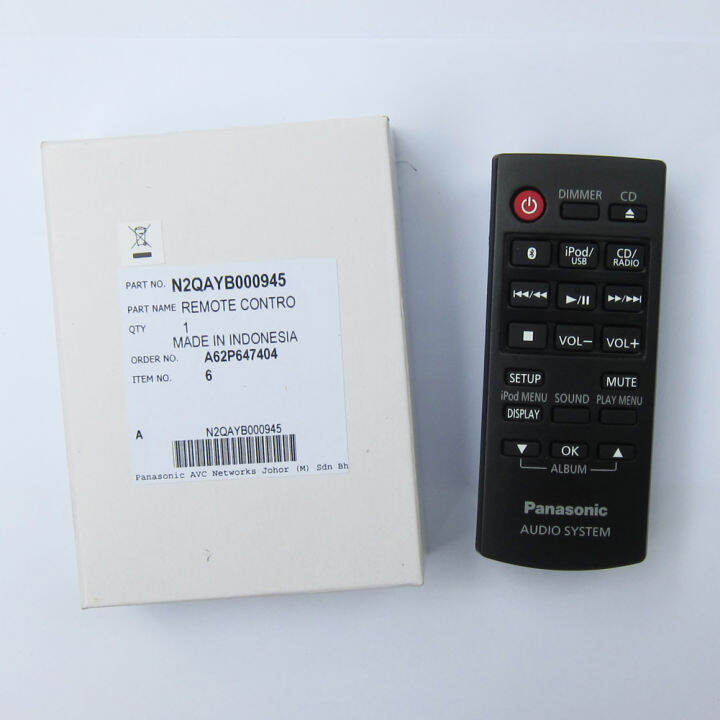รีโมท โฮมเธียเตอร์ Panasonic รุ่น SC-HC49 Remote Control Home Theater ...