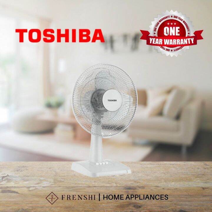 Toshiba 12” Table Fan F-TSA10(G)MY [ Frenshi ] | Lazada