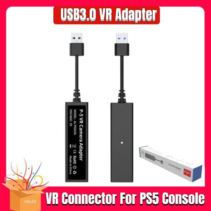 For PS5 VR Adapter Cable Mini Camera Adapter Connector AL-P5033 for PlayStation 5 PS5 PS4 VR ...