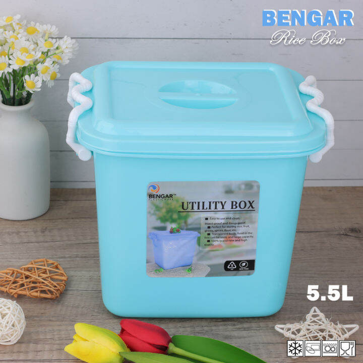Rice Box / Rice Storage Box / Plastic Food Keeper / Food Container ...