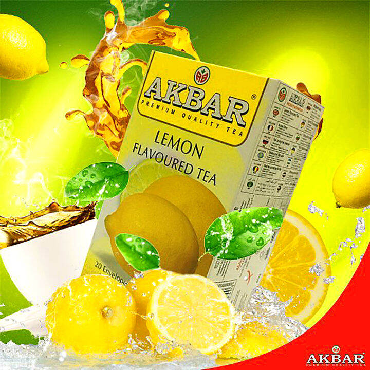 Akbar Premium Lemon Flavored Ceylon Black Tea | Lazada Singapore