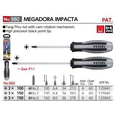 MADE IN JAPAN ORIGINAL Premium Screw Driver Magnetic Tip JIS PH1 PH2 ...
