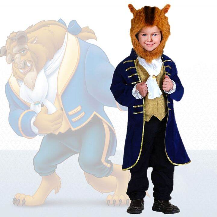 Anime Beauty and The Beast Jackets Costumes Child Halloween Cosplay ...