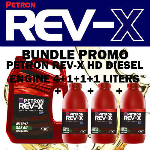 PETRON REV-X HD Diesel Engine Oil SAE 40 7 LITER | Lazada PH