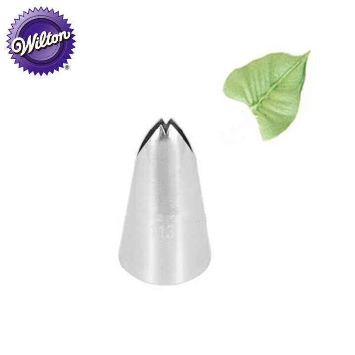 WILTON, Piping Tip - Leaf Tip #113 | Lazada