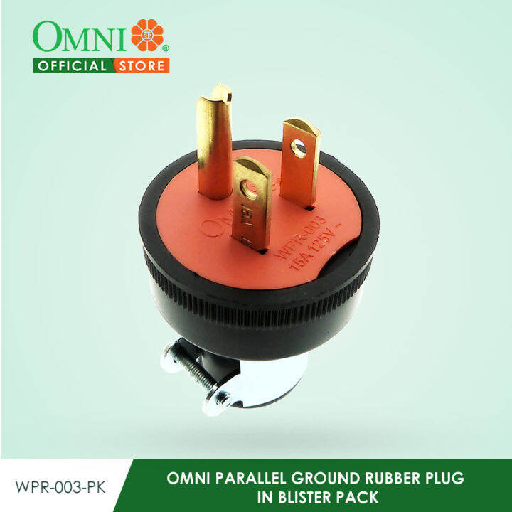 OMNI Parallel Ground Rubber Plug in Blister Pack - WPR-003-PK | Lazada PH